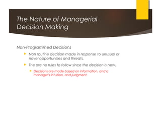 Limitations of managerial planning and decision planning | PPT