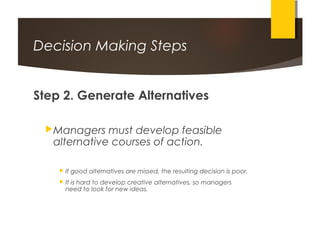Limitations of managerial planning and decision planning | PPT