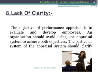 Limitations of performance appraisal system | PPTX