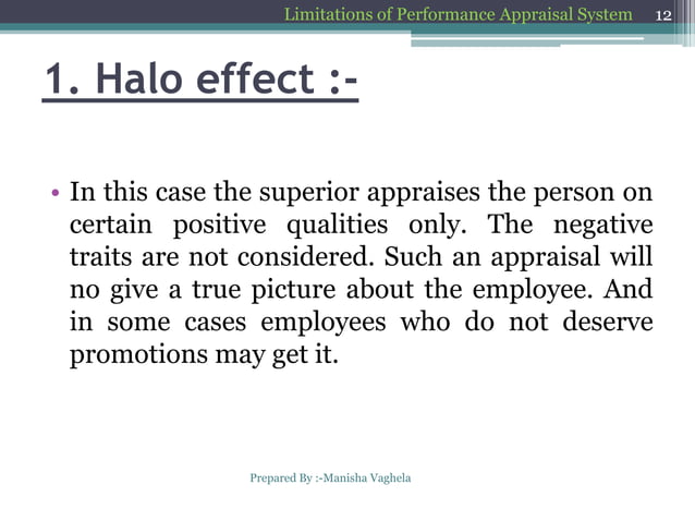 Limitations Of Performance Appraisal System limitations-of-performance-appraisal-system