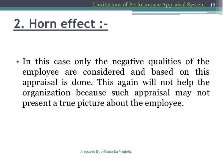 Limitations Of Performance Appraisal System limitations-of-performance-appraisal-system