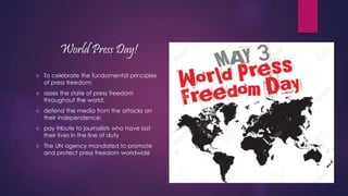 Limitations of press freedom | PPTX | Law