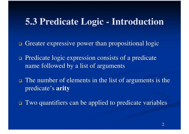 Limitations Of Propositional Logic | PDF