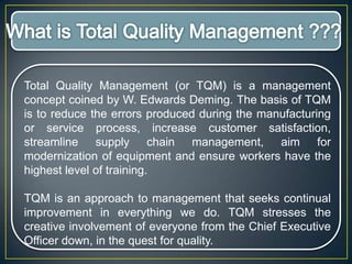 Limitations of TQM | PPTX