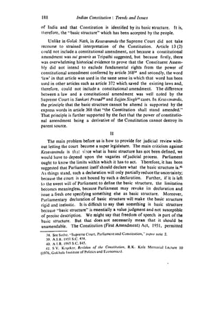 Limitations on constitutional amendment | PDF