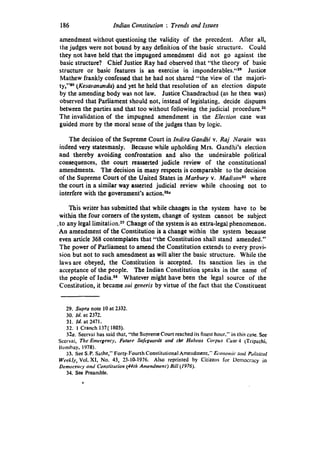 Limitations on constitutional amendment | PDF