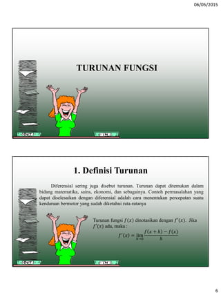 Limit dan turunan fungsi | PDF