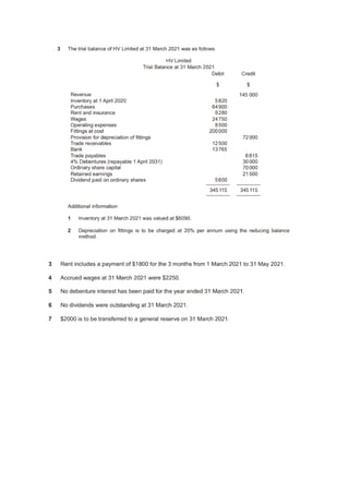 LIMITED COMPANIES.PRACTICE QUESTIONS IGCSE pdf | PDF