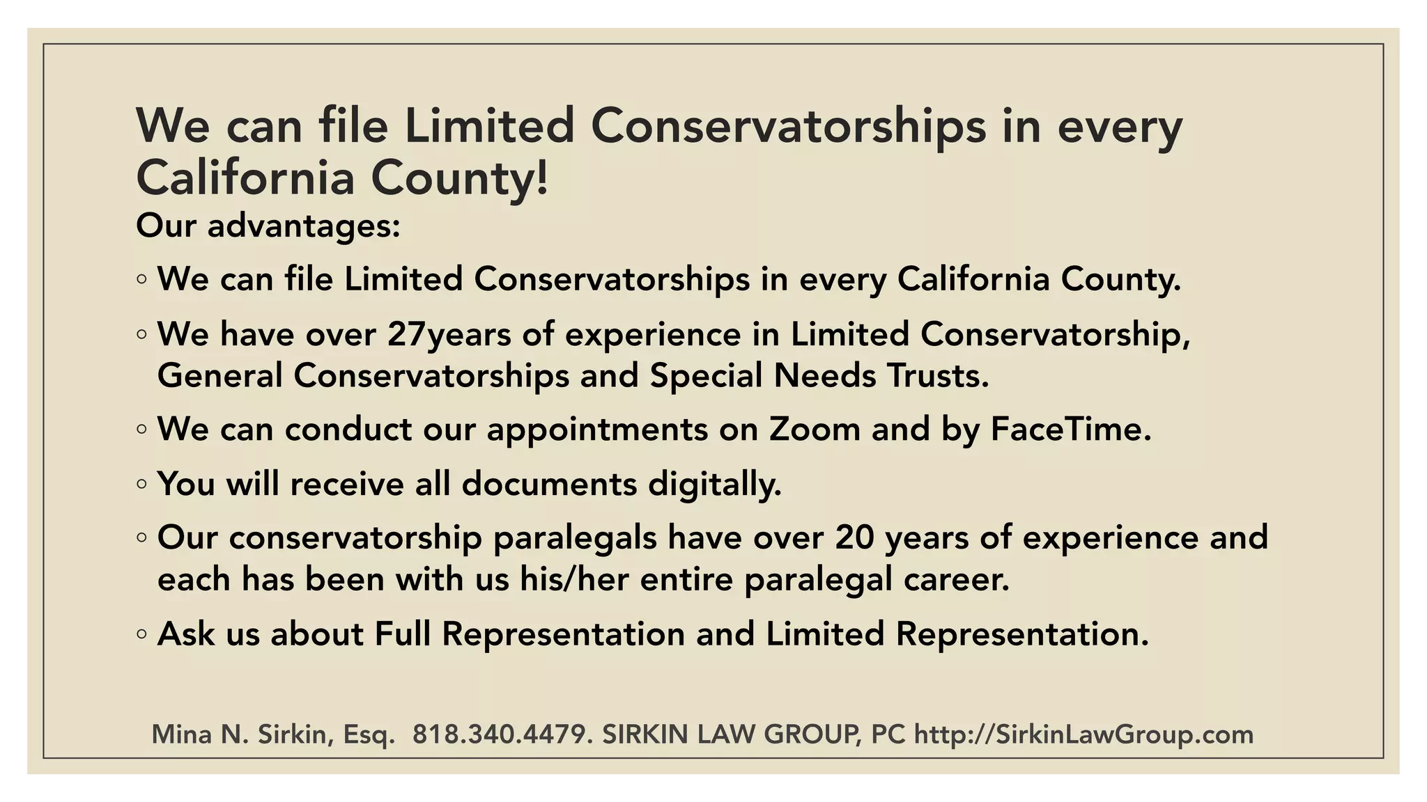 Limited conservatorship Guide California | PPT