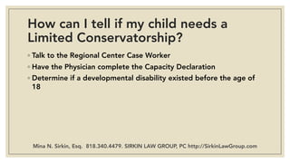 Limited conservatorship Guide California | PPT