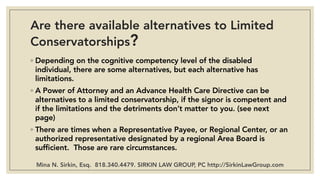 Limited conservatorship Guide California | PPT