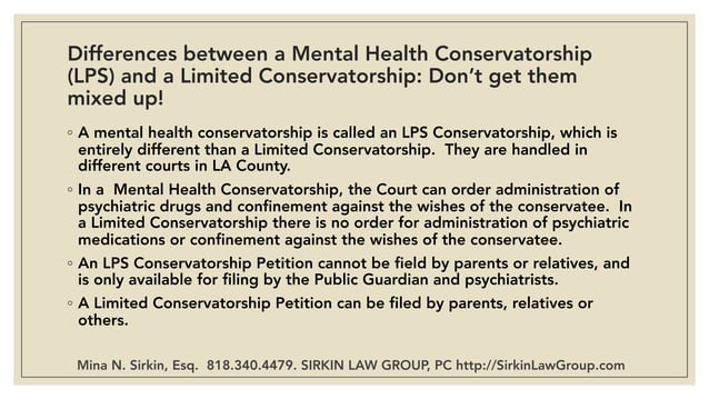 Limited conservatorship Guide California | PPT