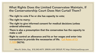 Limited conservatorship Guide California | PPT