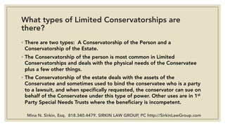 Limited conservatorship Guide California | PPT
