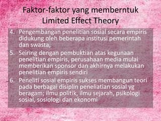 Limited Effect Theory | PPTX