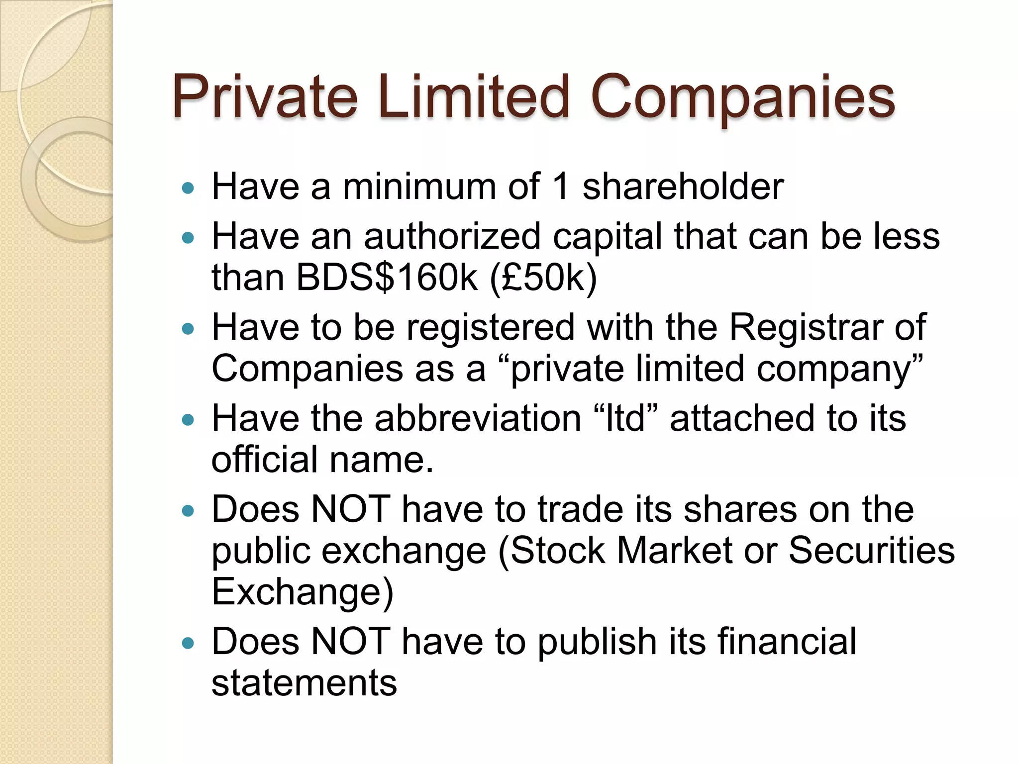 Limited liability Companies (introduction) | PPTX