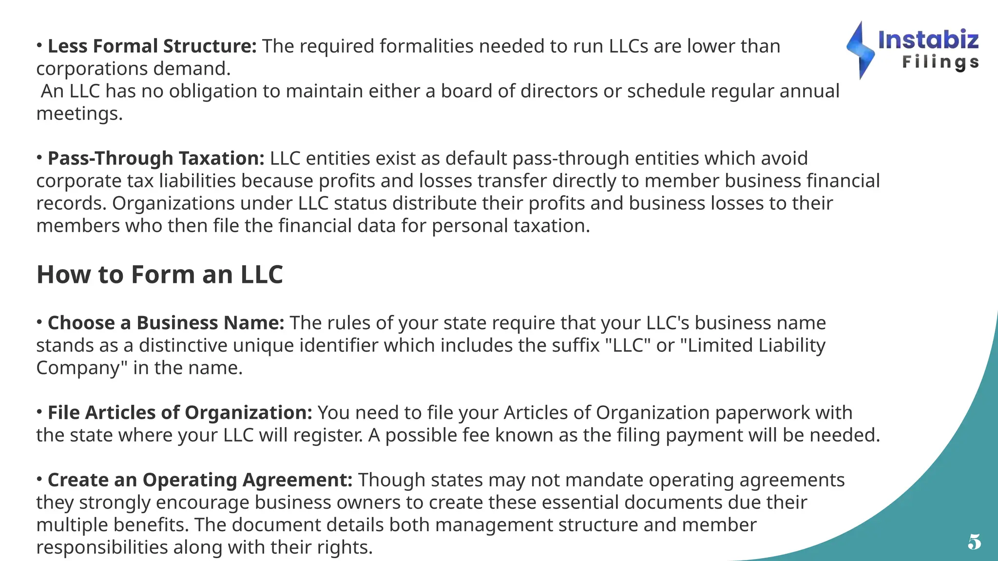 Limited Liability Companies: Structure and Advantages | PPTX