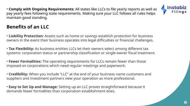 Limited Liability Companies: Structure and Advantages | PPTX