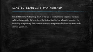Limited liability partnership | PPT