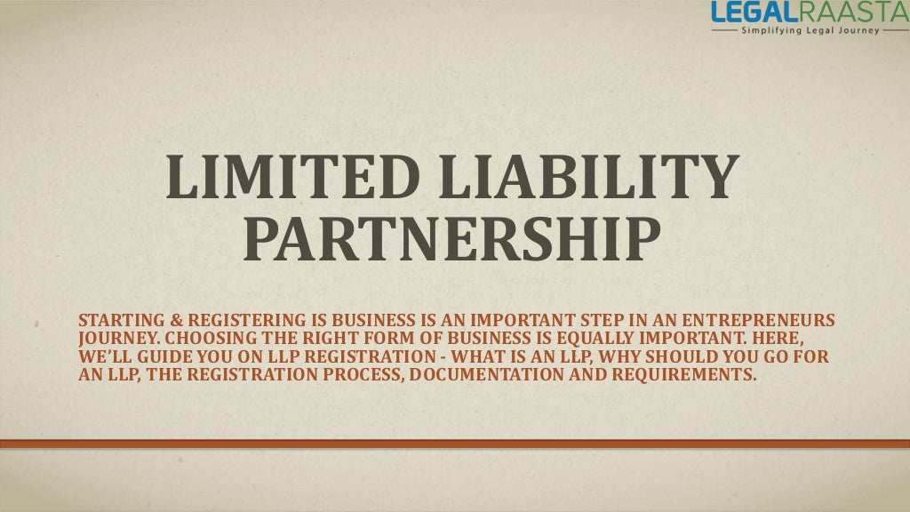Limited Liability Partnership