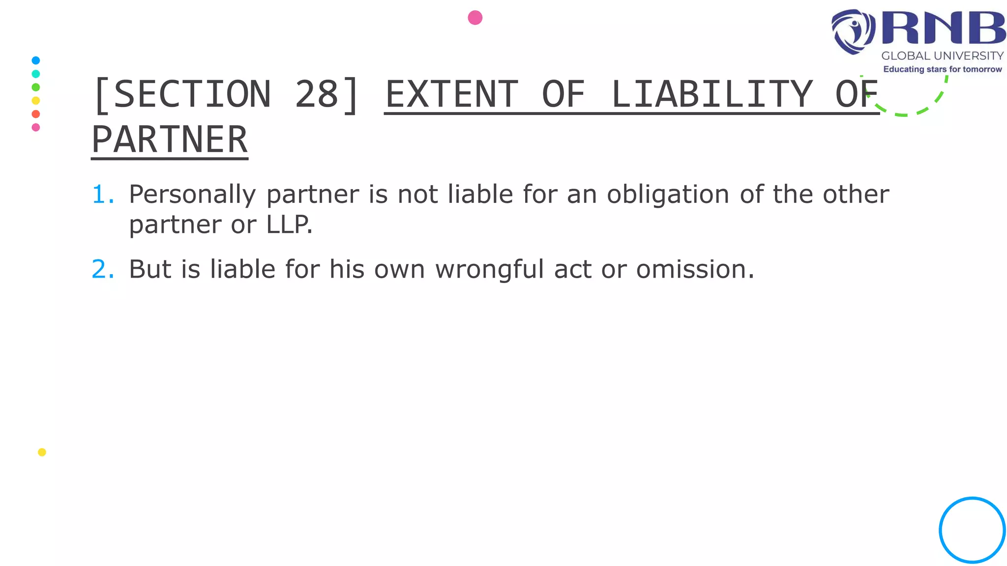 Limited liability partnership act,2008 | PPTX