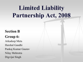 Limited Liability Partnership