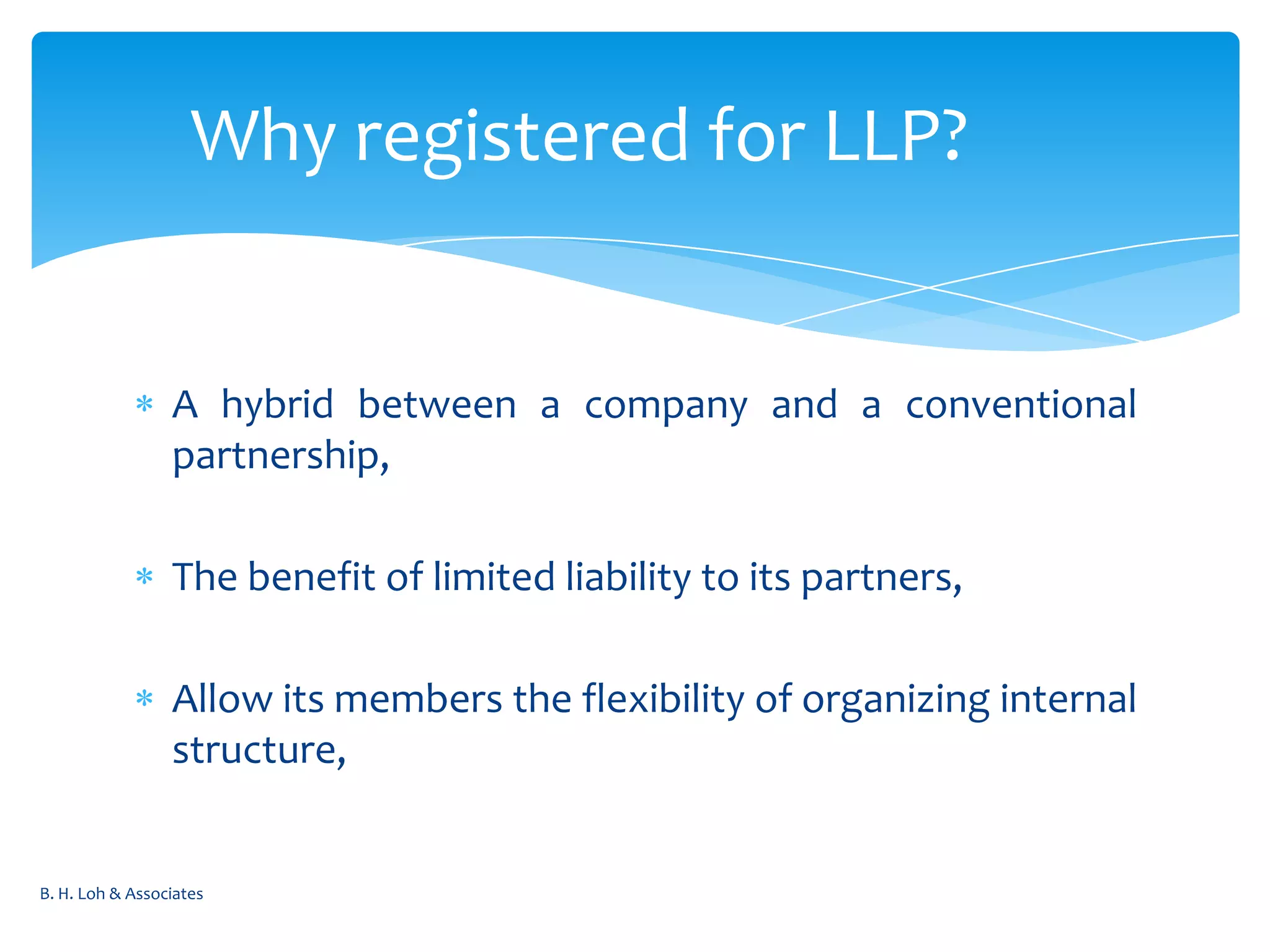 Limited liability partnership (LLP) | PPTX