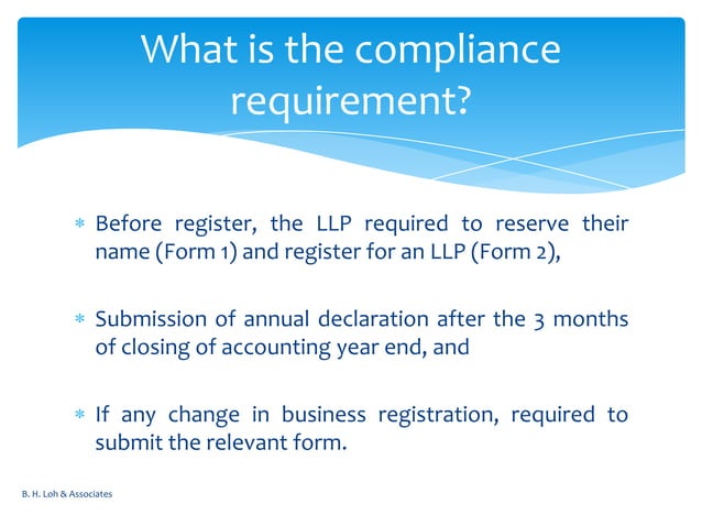 Limited liability partnership (LLP) | PPT