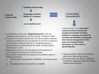 Limited Liability Partnerships (LLP)- An Overview | PPT