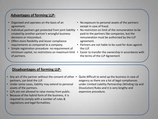 Limited Liability Partnerships (LLP)- An Overview | PPT