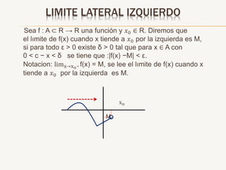 Limites de-una-funcion-2015 | PPTX