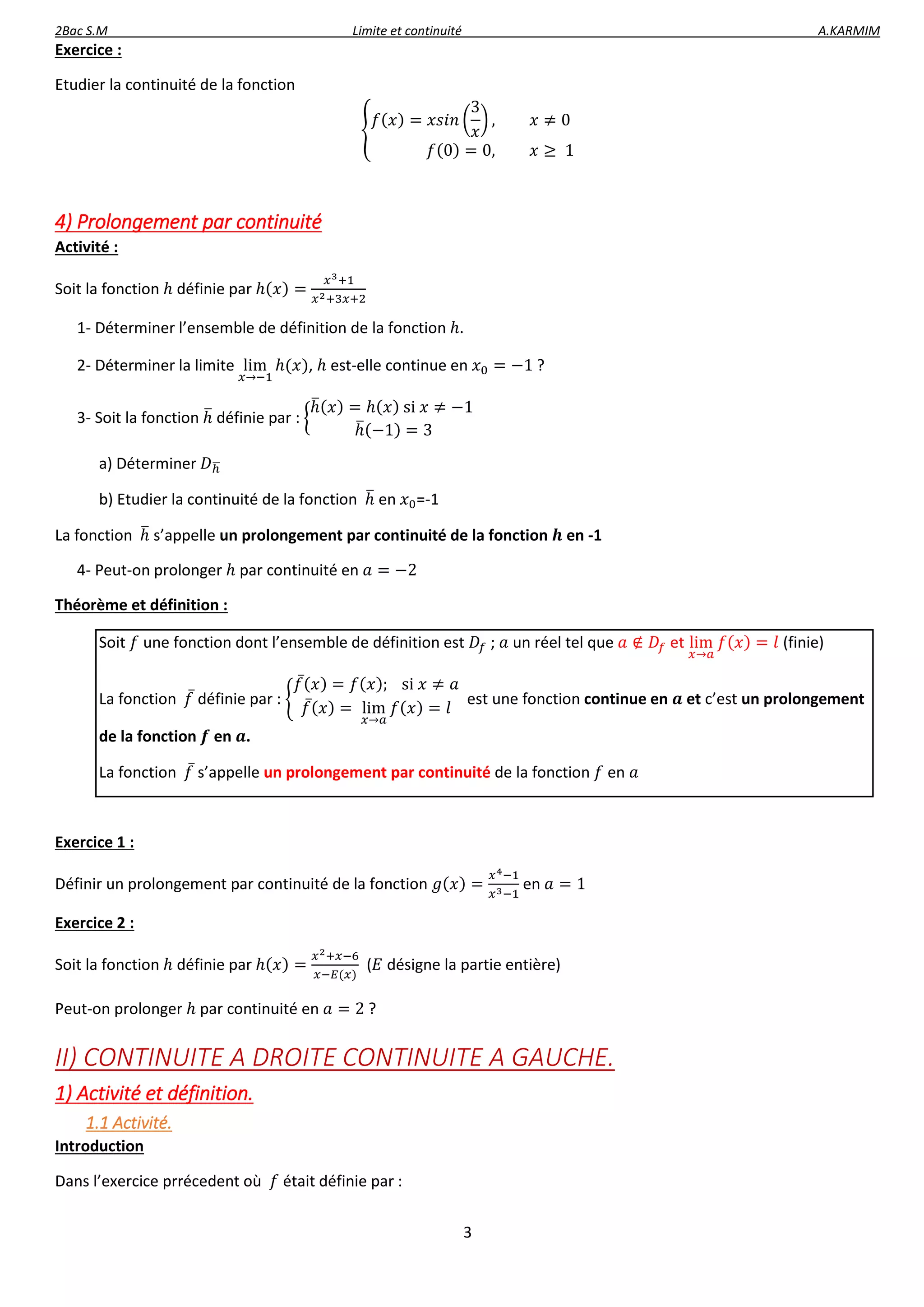 Limites et-continuite-cours-1-2 (1) | PDF | Physics | Science