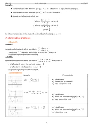 Limites et-continuite-cours-1-2 (1) | PDF | Physics | Science