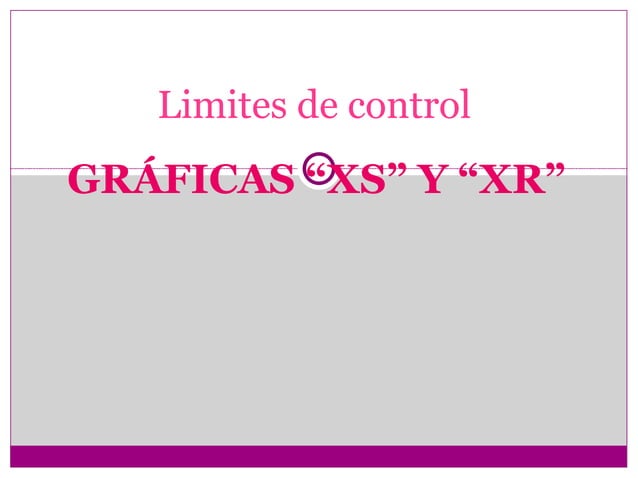 Limites de control | PPT