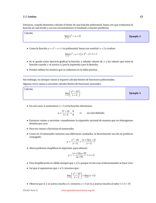 calculo diferencial Limites derivada Efraín Soto Apolinar | PDF