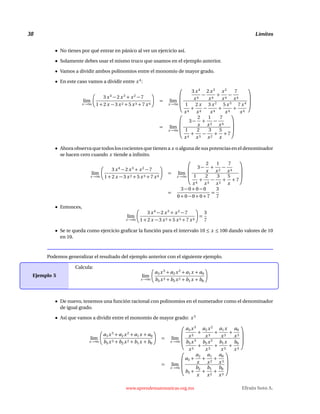 calculo diferencial Limites derivada Efraín Soto Apolinar | PDF