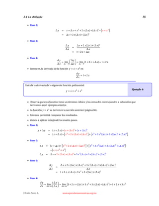 calculo diferencial Limites derivada Efraín Soto Apolinar | PDF