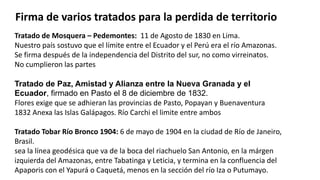 Limites ecuador | PPTX