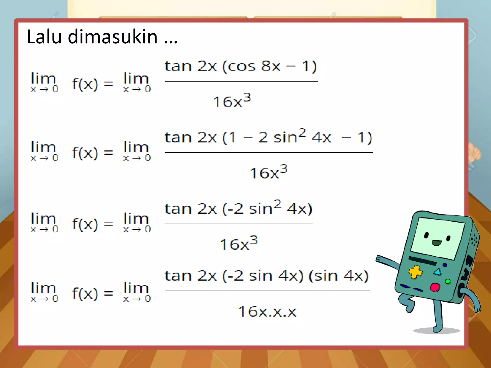 Limit Fungsi Trigonometri | PPTX