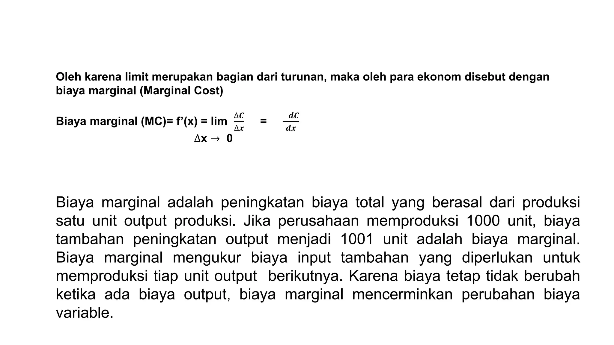 LIMIT FUNGSI EKONOMI matematika ekonomi.pptx