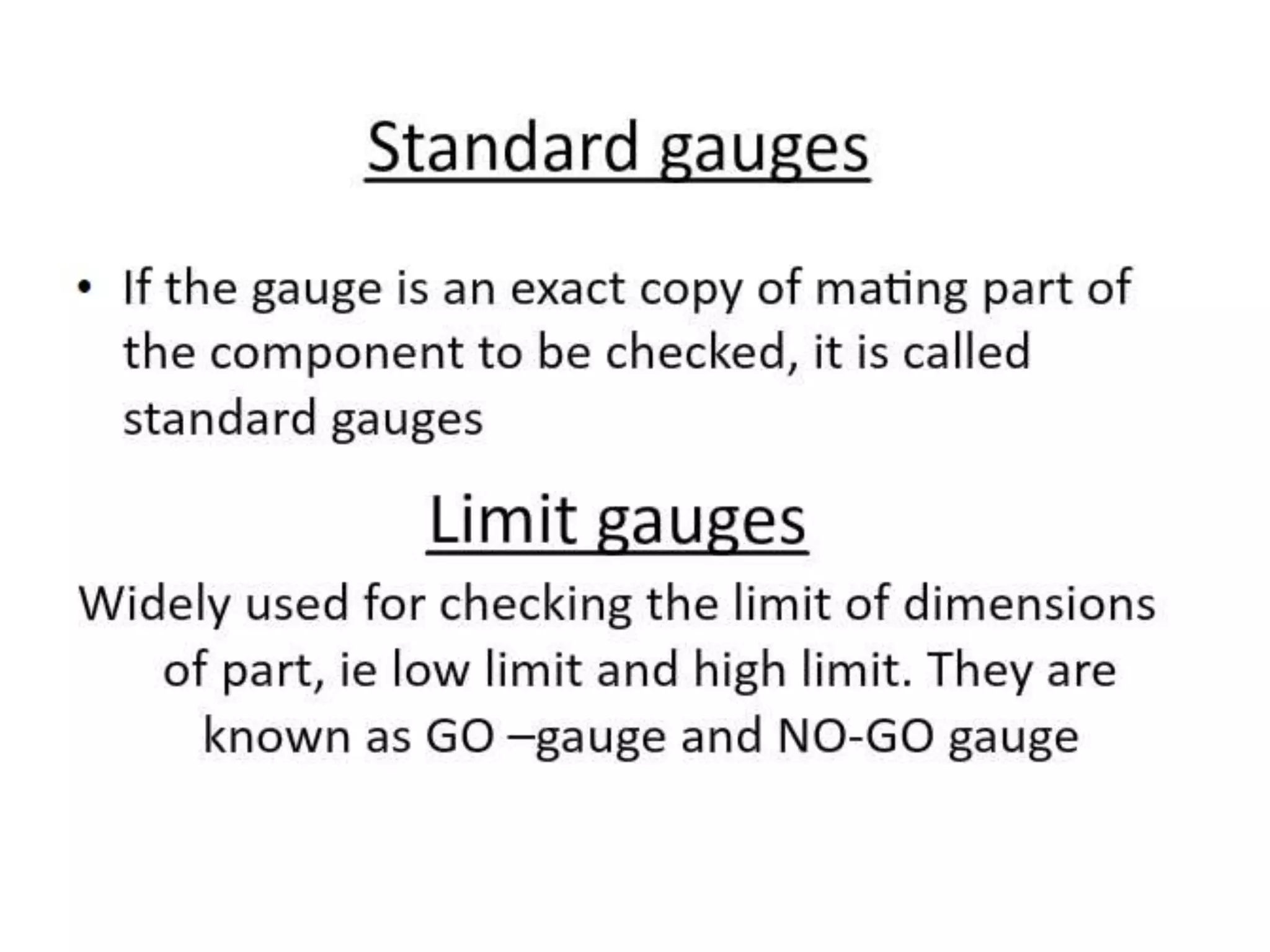 gauges, Metrology, Types of gauges | PPTX