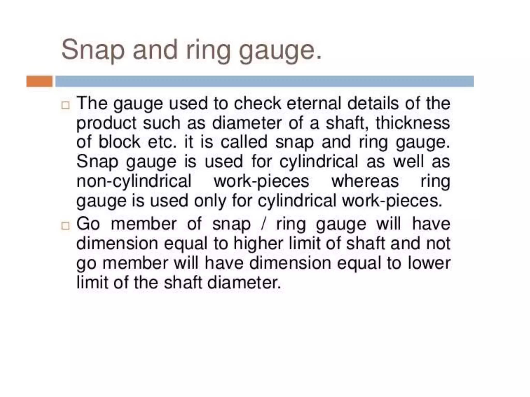 gauges, Metrology, Types of gauges | PPTX