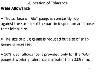 gauges, Metrology, Types of gauges | PPTX