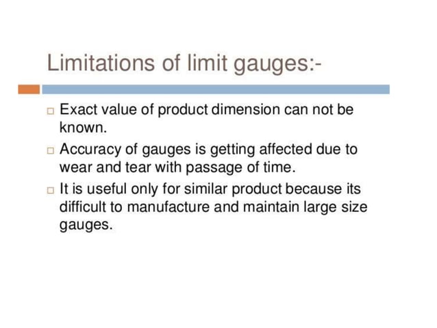 gauges, Metrology, Types of gauges | PPTX