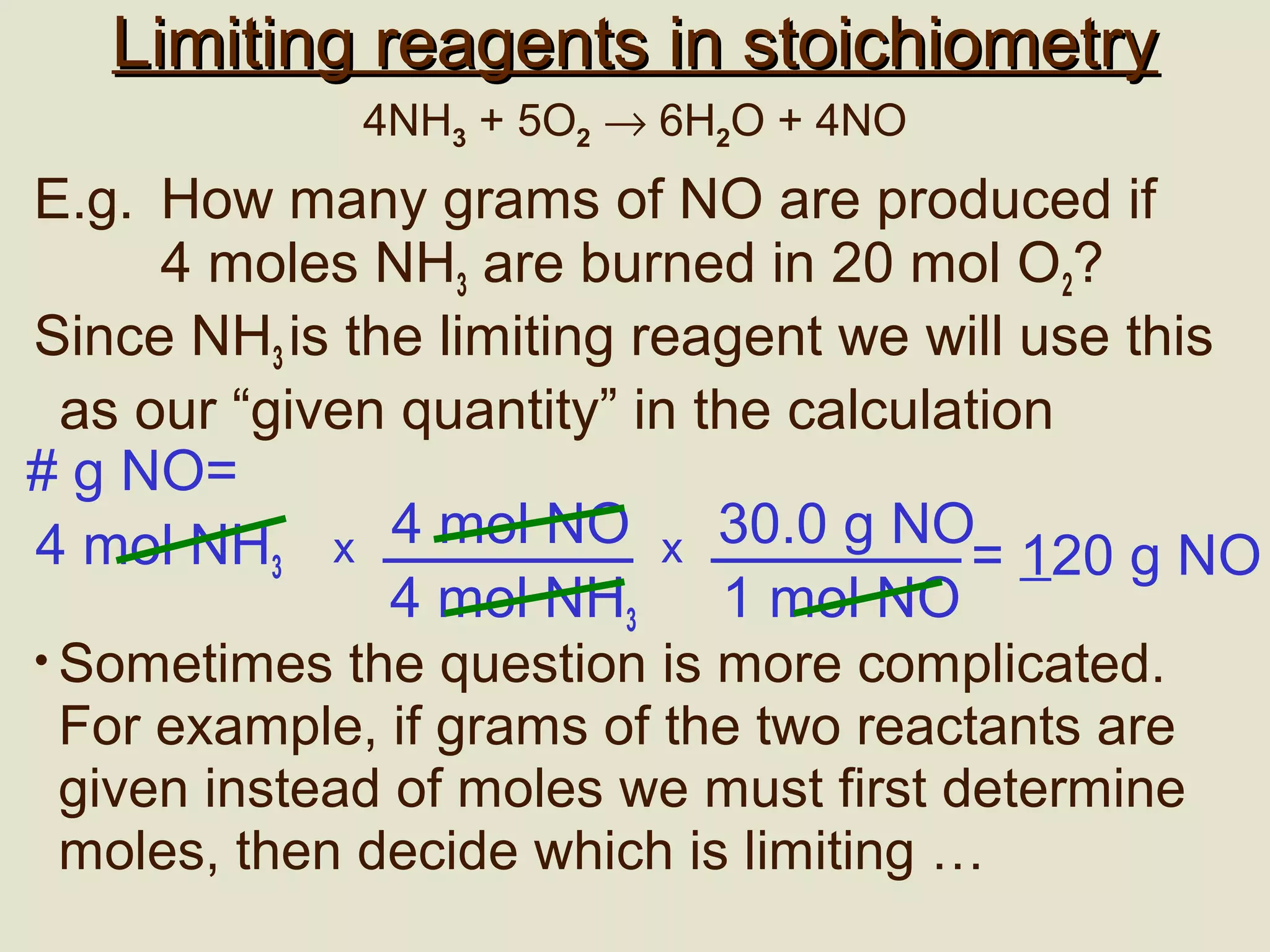 Limiting reagents | PPT