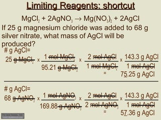 Limiting reagents | PPT