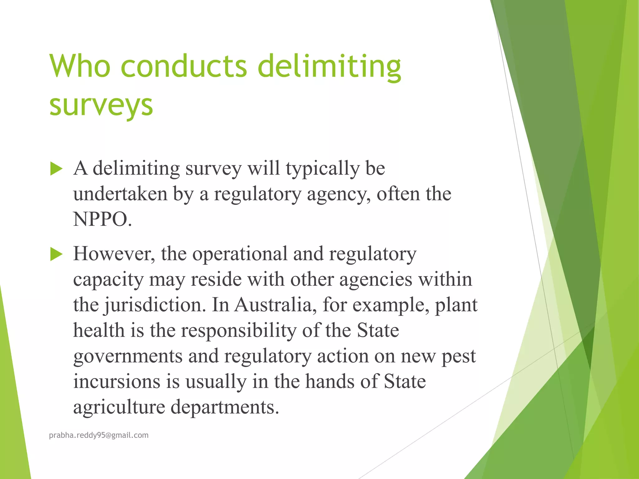 Limiting and delimiting surveying factor | PPTX | Agriculture | Industries