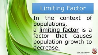 LIMITATION TO POPULATION GROWTH | PPTX