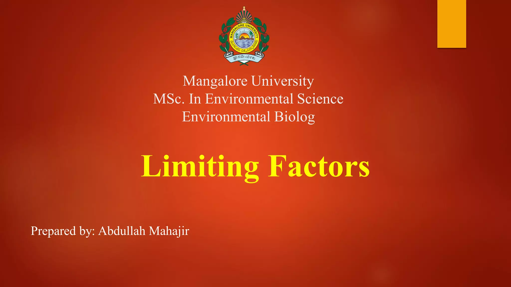 Limiting factors | PDF