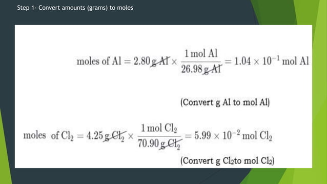 LIMITING REACTANT AND THE AMOUNT OF PRODUCTS FORMED.pptx | Chemistry ...